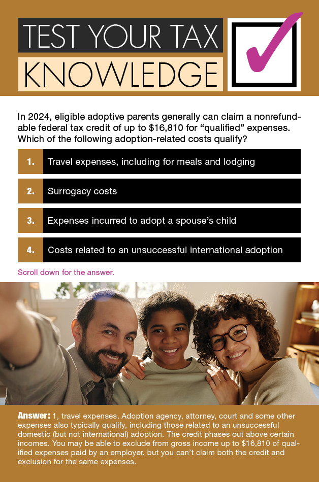 2024 - 05/16 - Tax breaks for adoptive parents - EG Conley Blog